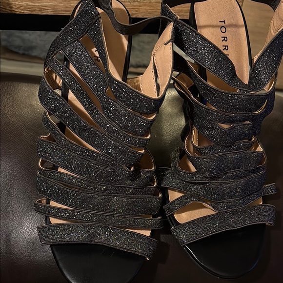 torrid | Shoes | Torrid Black Strappy Gladiator High Heel Shoes Sandals ...